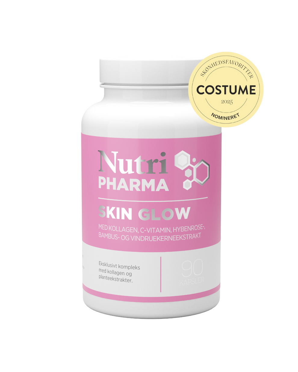 Skin Glow kapsler – NutriPharma 90 stk – Ecovik